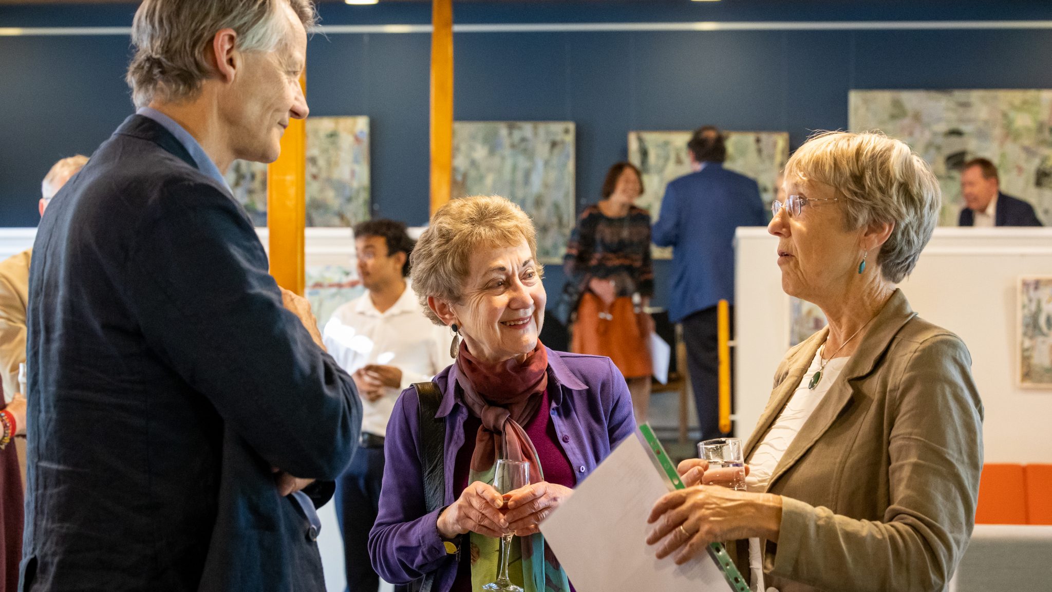 Art Exhibition of Cambridge Artist Oliver Soskice inaugurated at Clare ...