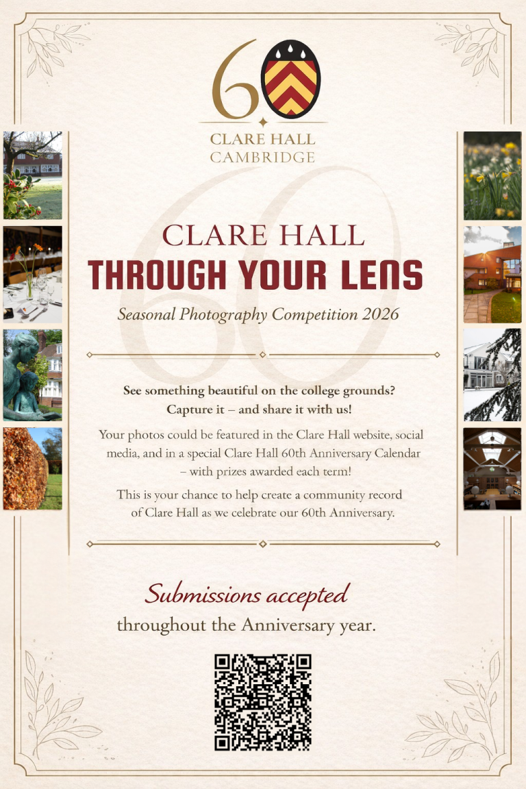 Newsletter: Events at Clare Hall, Spring 2026 - Clare Hall